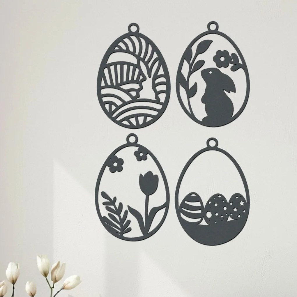 dřevo života Sada velikonočních vajíček Rozměry (cm): 6x9, Zvolte barvu dekoru: Javor