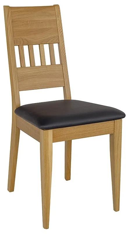 Drewmax Jídelní židle KT375 masiv dub gray Atos 115