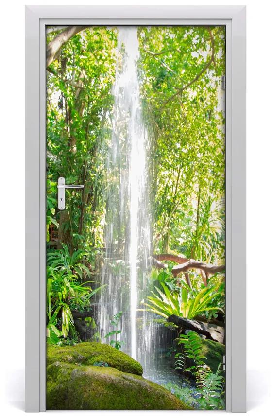 Fototapeta na dveře samolepící vodopád džungle 85x205 cm