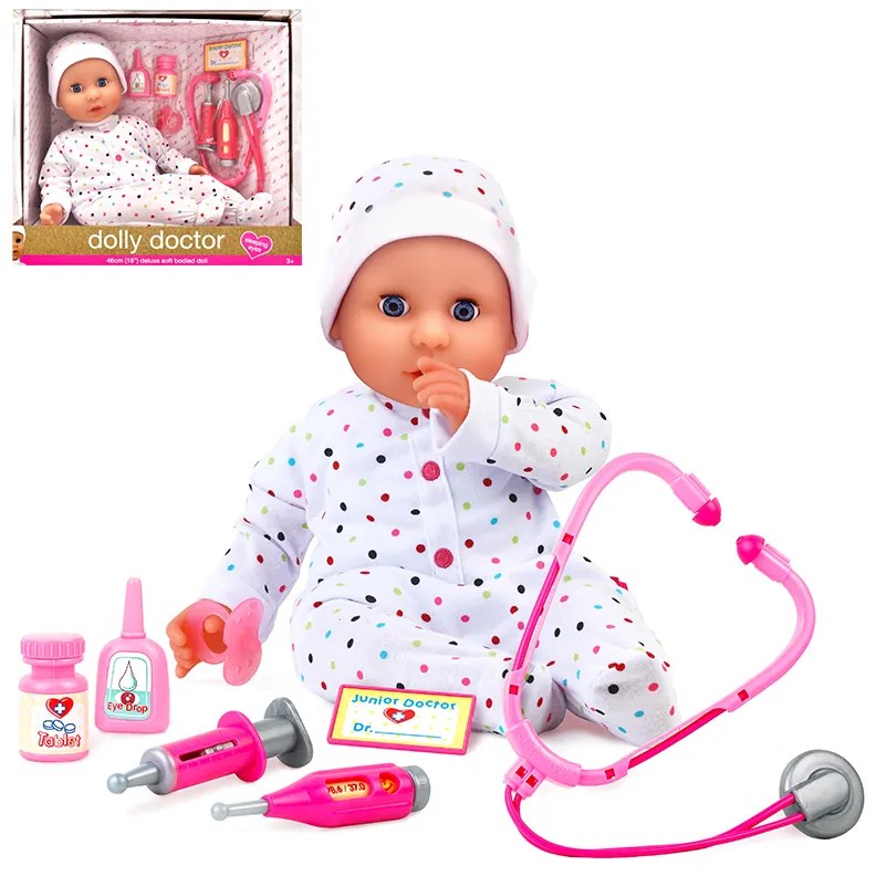 Dolls World - Panenka Dolly doktor 46 cm