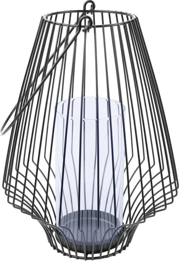 Kovová lucerna (výška 34 cm) – Ego Dekor