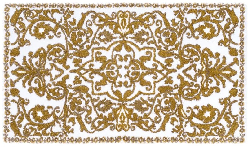 Abyss & Habidecor Zlatá koupelnová předložka PERSE gold, Rozměr 60x100cm