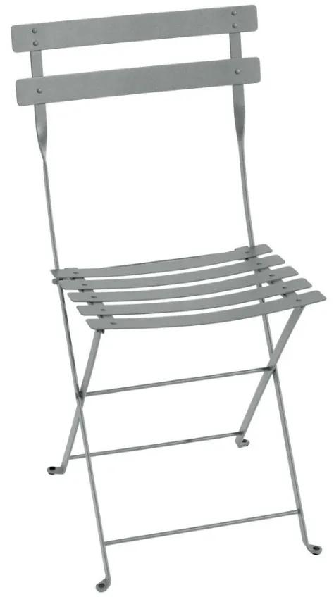 OnaDnes -20% Popelově šedá kovová skládací židle Fermob Bistro