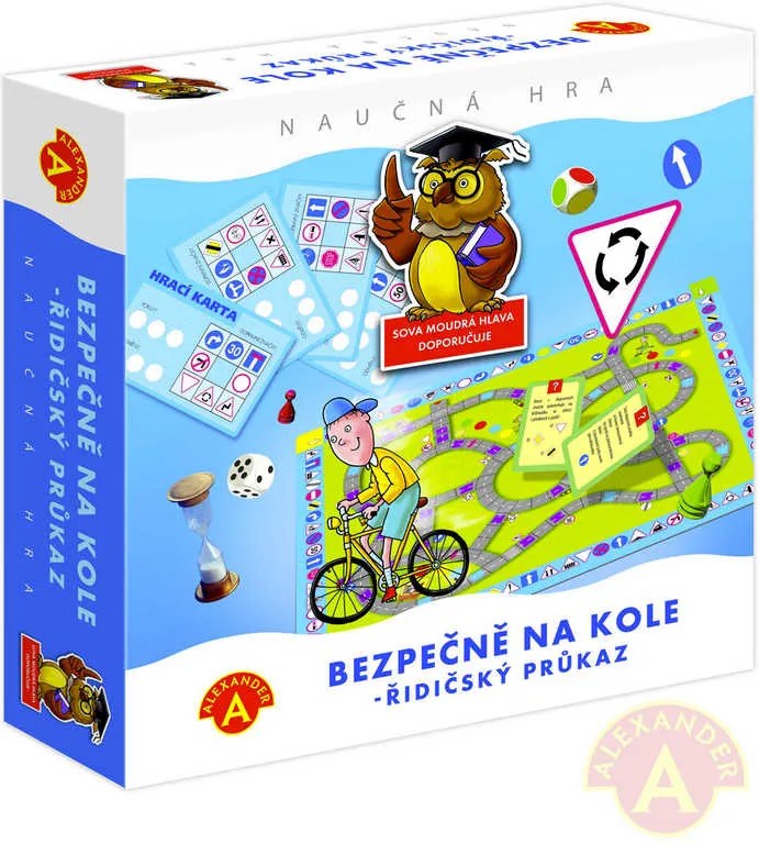 ALEXANDER Hra Bezpečně na kole - řidičský průkaz *SPOLEČENSKÉ HRY* 29001815