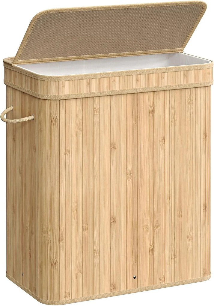 Koš na prádlo Oli 100 l hnědý