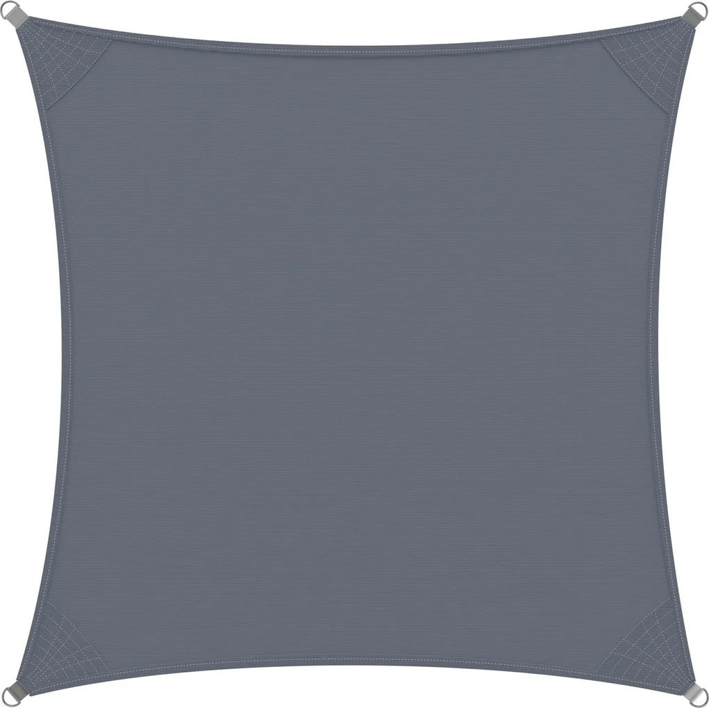 Goleto Stínící plachta proti slunci 3 x 3 m polyester | šedá