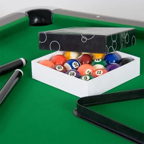 GamesPlanet® 1314 Kulečníkový stůl pool billiard kulečník s vybavením, 7 ft