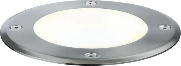 P 93908 Plug&Shine zemní zápustné svítidlo IP67 3000K 38° 6W 24V stříbrná výklopné - PAULMANN