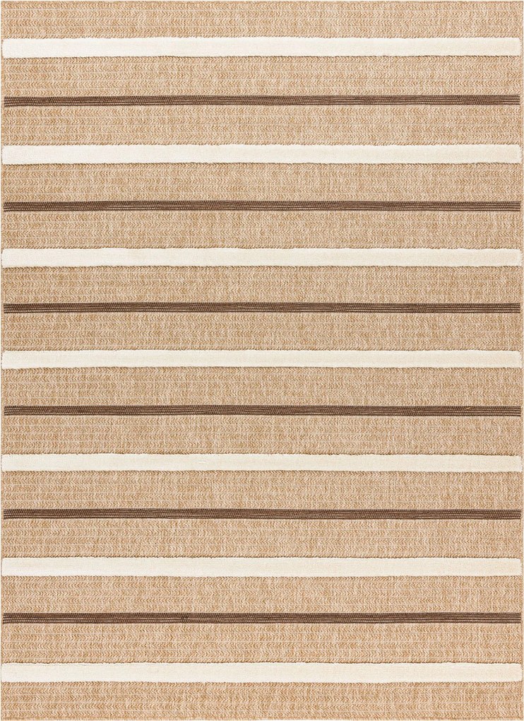 Dywany Łuszczów, Kusový koberec Spark 0686A beige/cream, 140x190, béžová, chodba / předsíň