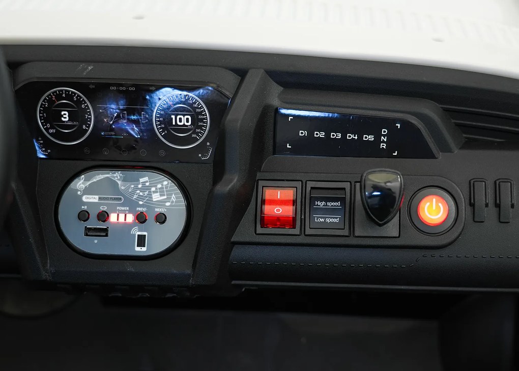 Ramiz Elektrická bugina UTV SPEED pro děti bílá