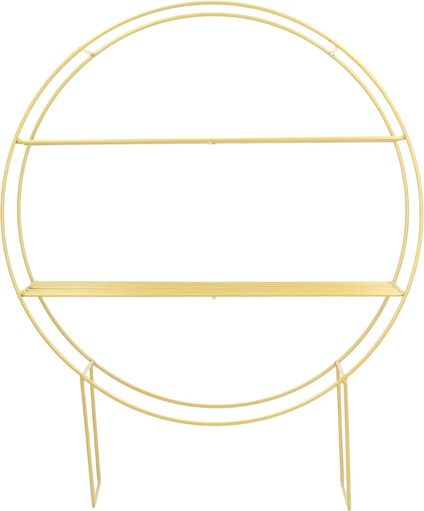 Stojan - polička Chicago gold výška 60,5cm