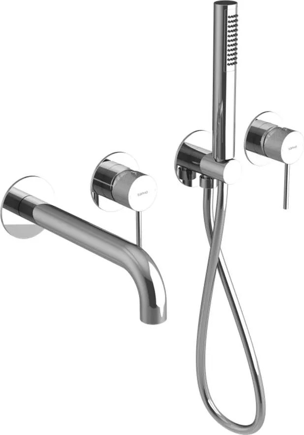 Sapho Ultrasan - Vanová baterie pod omítku, pro 2 spotřebiče, chrom UT093V