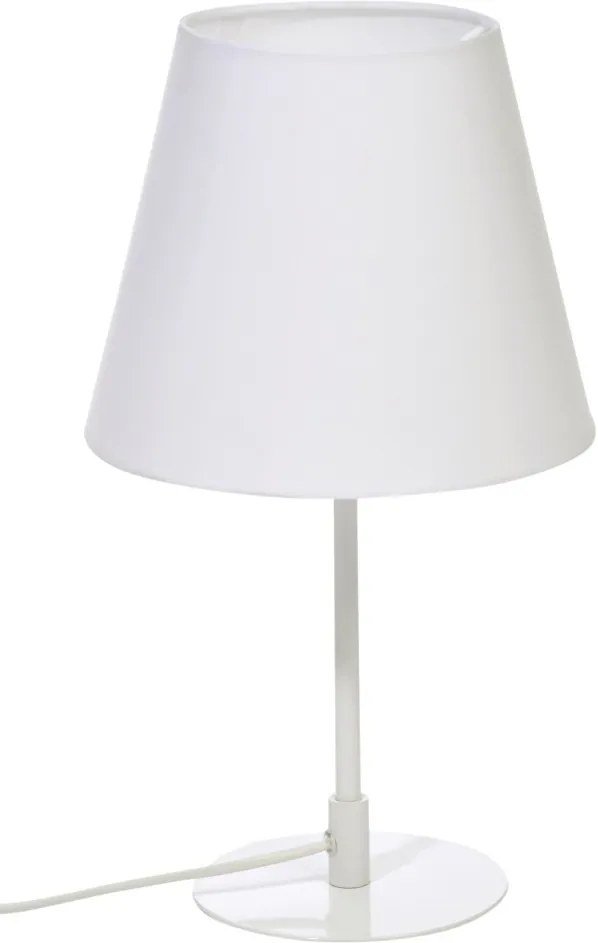 Bílá stolní lampa Oblique - Ø 23,5*40 cm