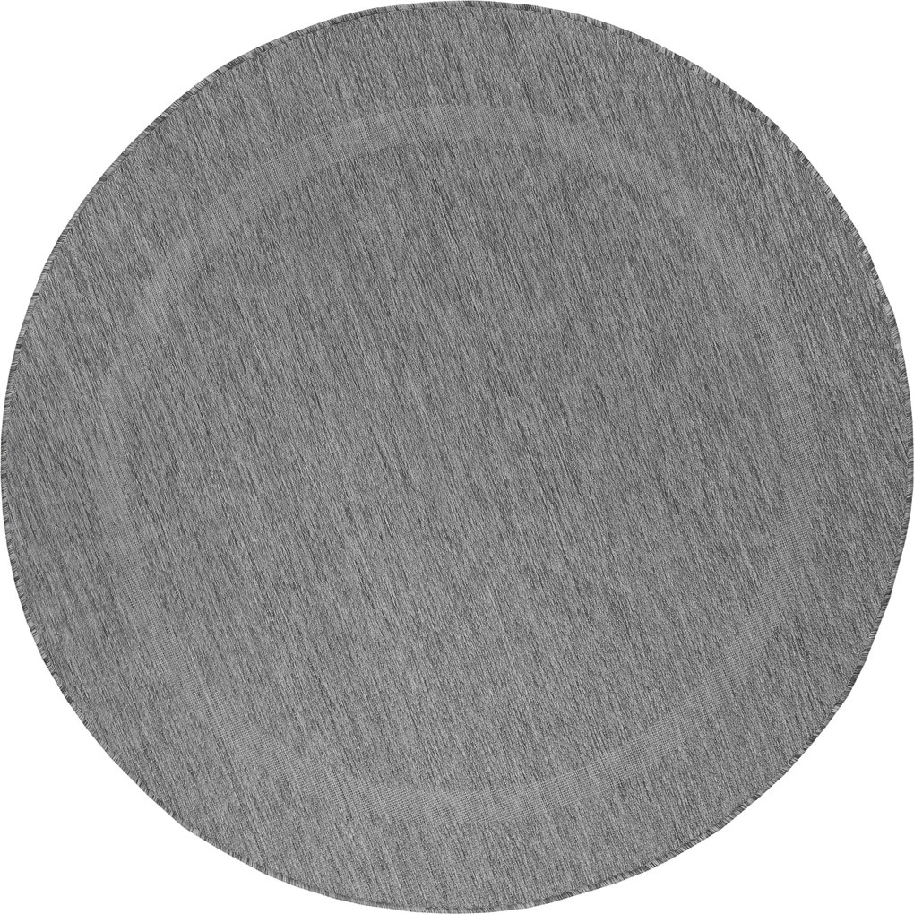 Ayyildiz, Kusový koberec Relax 4311 Grey kruh, 200x200 (průměr) kruh, šedá, chodba / předsíň