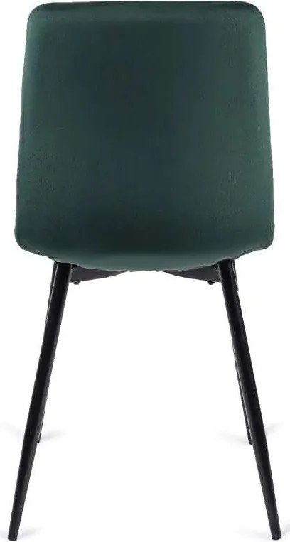 Jídelní židle Daron Velvet, zelená