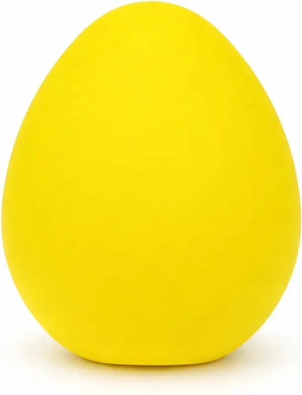 Velikonoční dekorace vajíčko, 20 cm, žluté, plast, venkovní