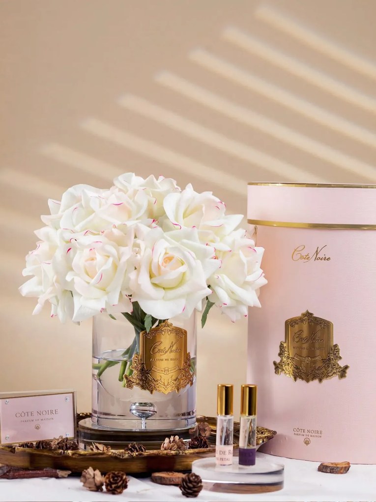 Côte Noire Luxury Grand Bouquet kytice 13 parfémovaných růží Pink Blush