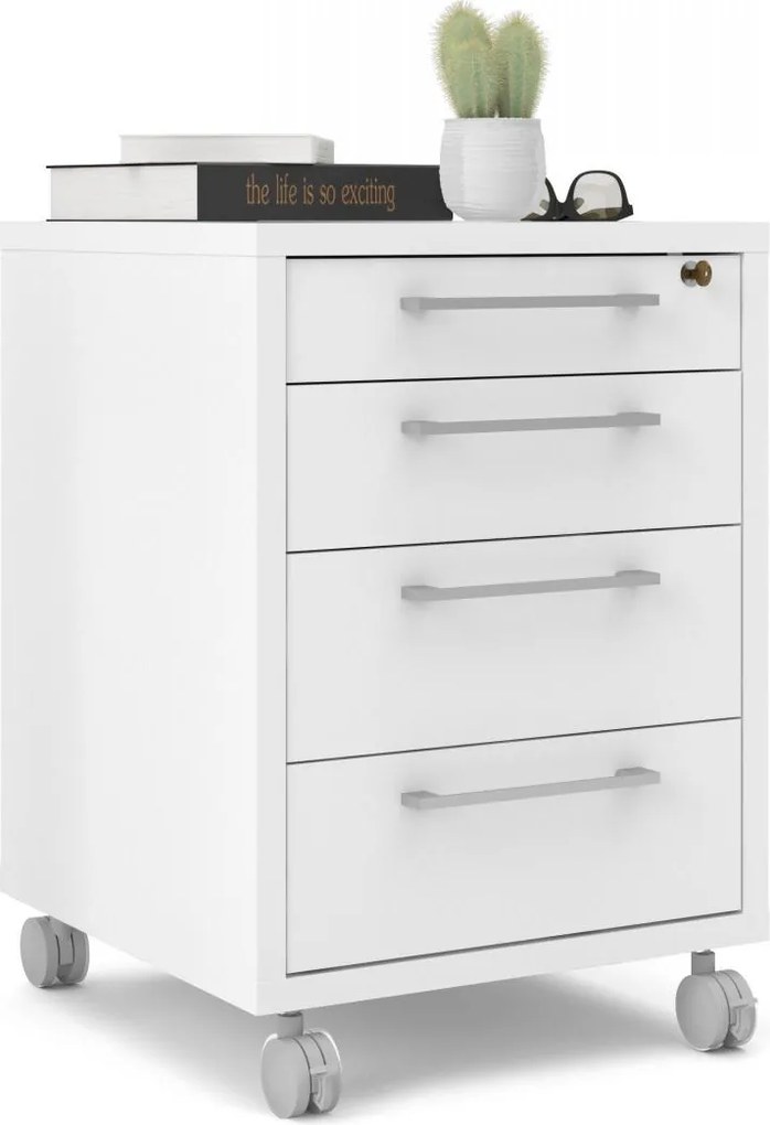 FALCO Kontejner na kolečkách Office 419 bílá