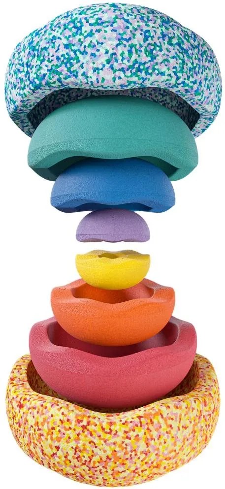 Stapelstein summer rainbow set classic skulptur shadow