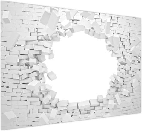 Samolepící fólie Zničená stěna z cihel 200x135cm OK4712A_1AL