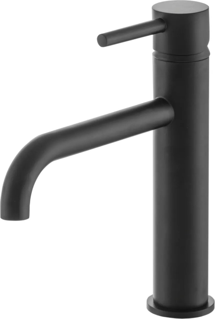 Gamma Roy, umyvadlová baterie h-220, černá matná, GMA-BRYU-BK