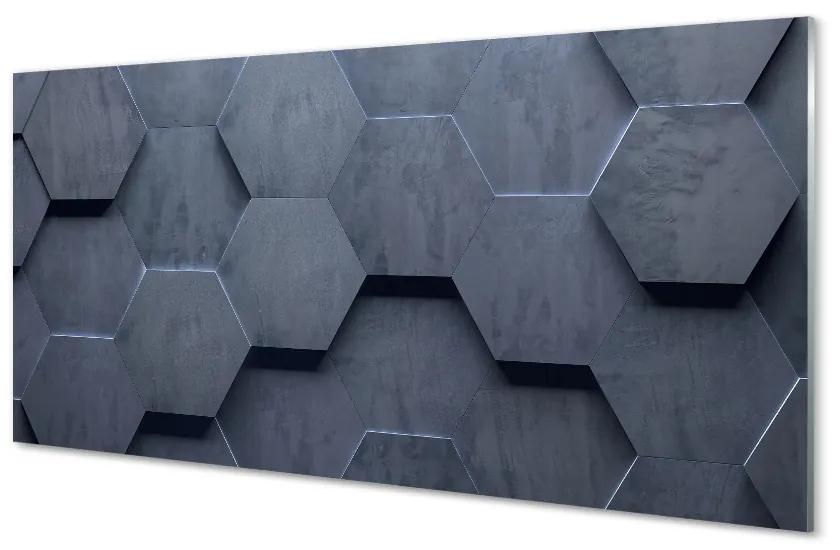 akrylový obraz Kámen betonové záplaty 100x50 cm