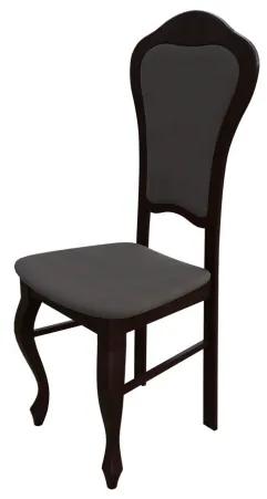 Čalouněná jídelní židle MOVILE 11 - ořech / tmavá hnědá 2