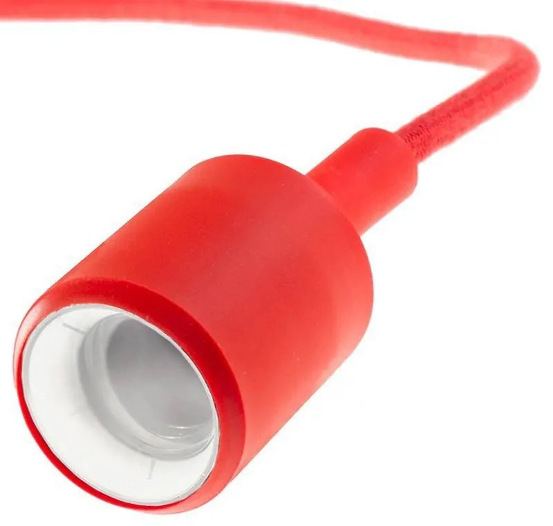 creative cables Silikonová objímka E27 v sadě Barva komponentu: Růžová