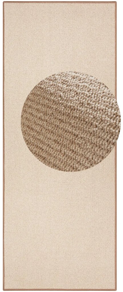 BT Carpet, Kusový koberec Bouclé 104434 Beige, 67x300, béžová, chodba / předsíň