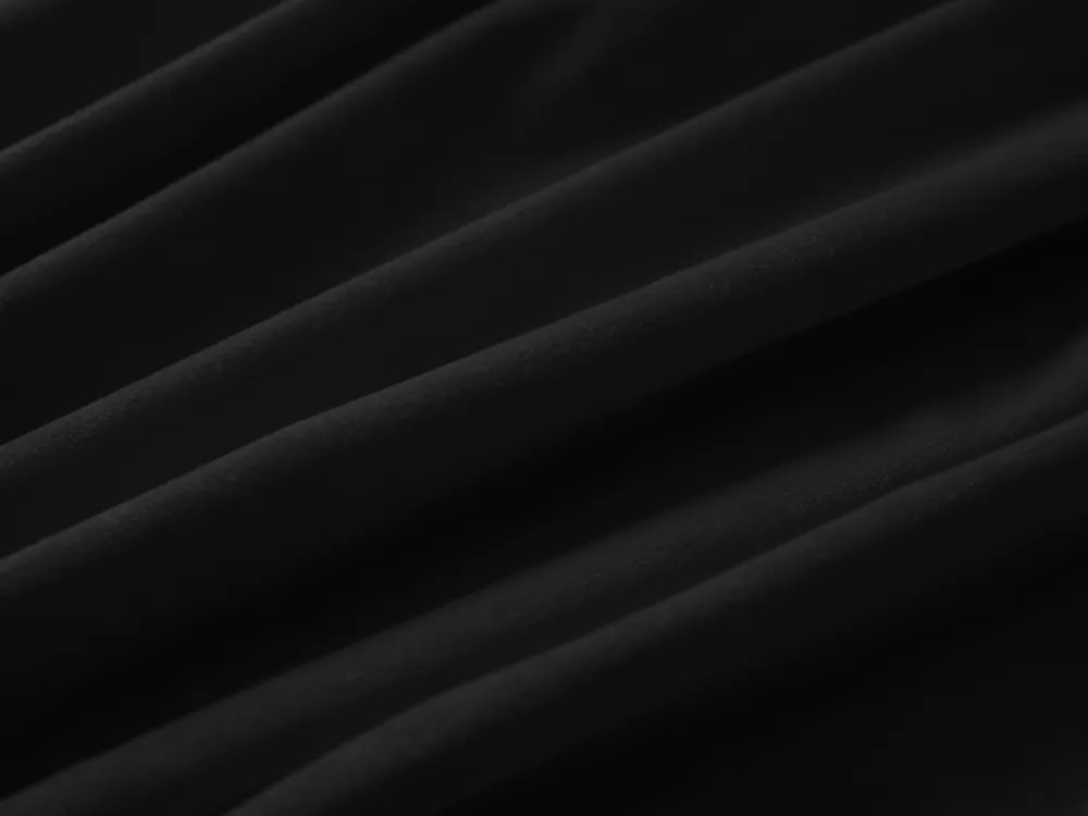 Biante Sametový čtvercový ubrus Velvet Premium SVP-023 Černý 70x70 cm