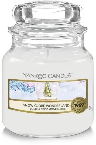 Yankee Candle vonná svíčka Classic ve skle malá Snow Globe Wonderland 104 g