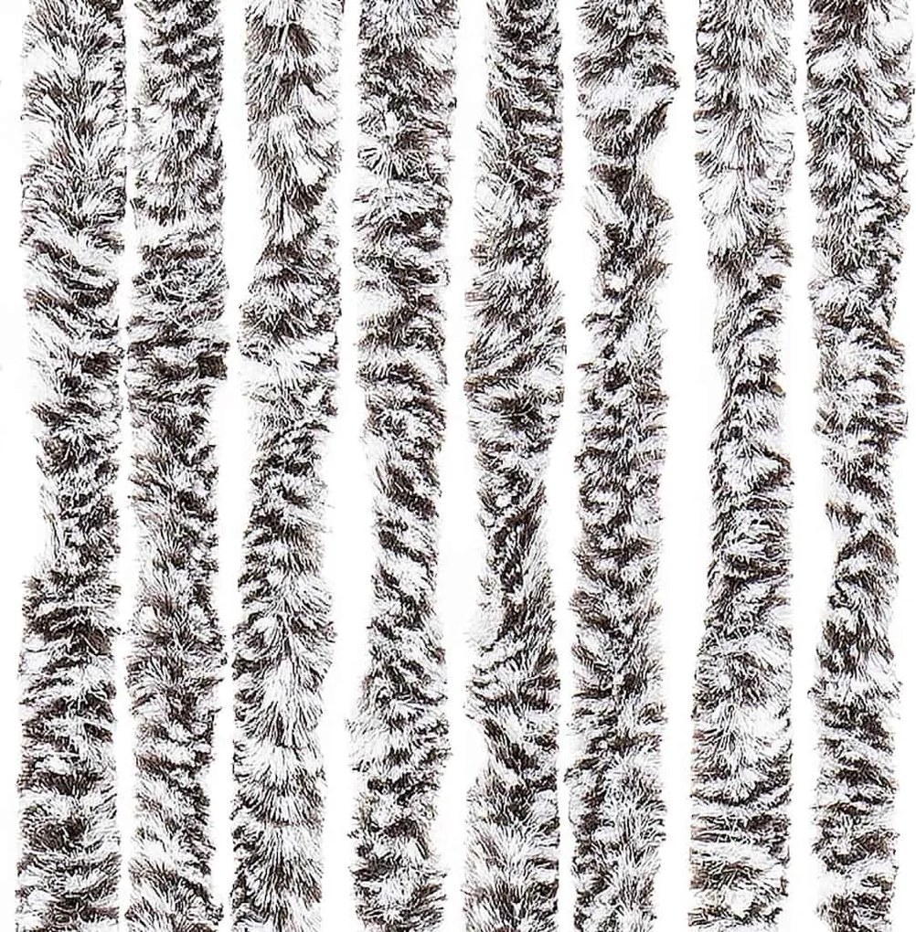 Závěs proti hmyzu hnědo-béžový 90 x 200 cm Chenille 315130