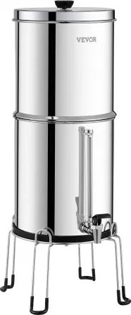 Gravitační vodní filtr z nerezu 8,5 l se 2 filtry – k8626 A
