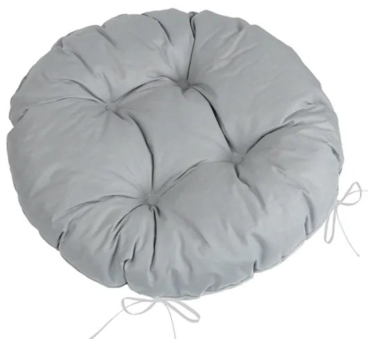 Bellatex Sedák Adéla prošívaný kulatý průměr 40 cm Šedá