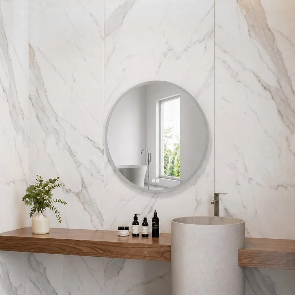Mereo zrcadlo kulaté 60 cm s LED osvětlením CN162