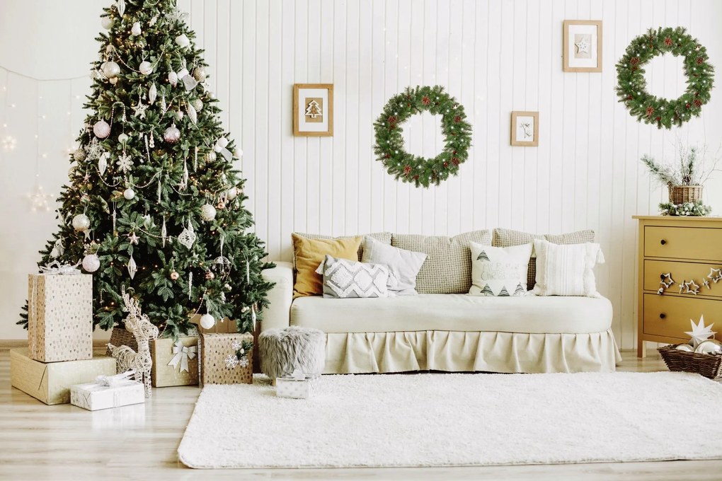 Tutumi - Vánoční věnec kulatý LED 60cm 311427, CHR-06524