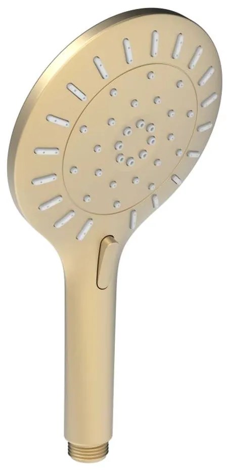Laufen - Sprchová hlavice, 3 proudy, matná světle zlatá HF939029462000