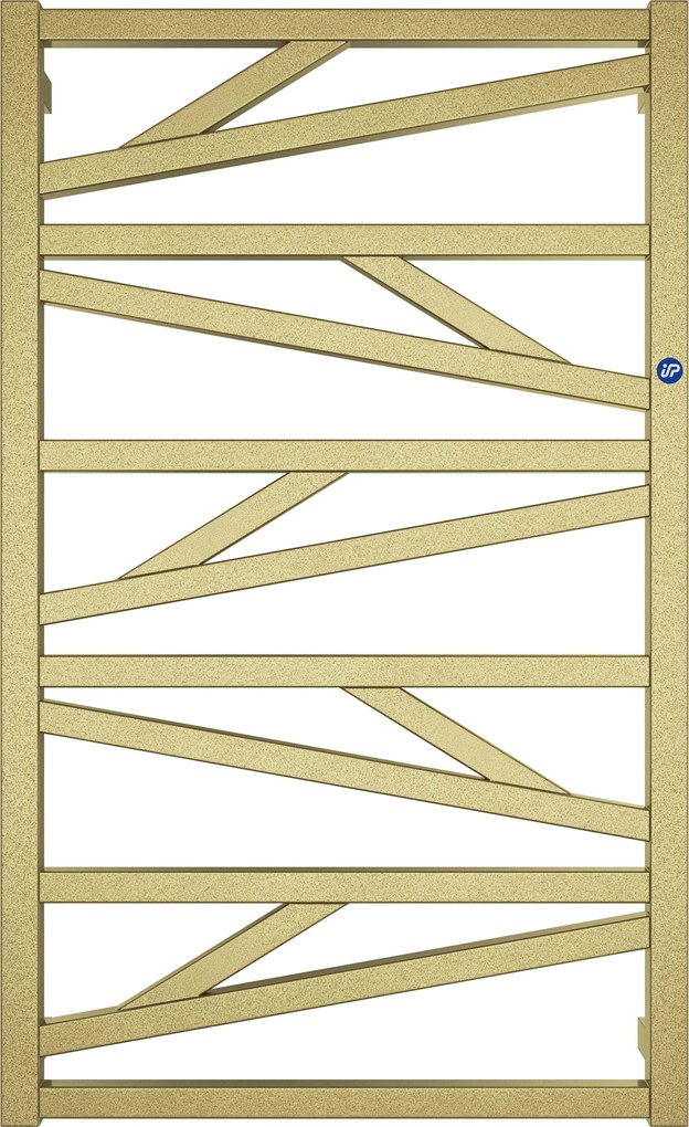 Hopa TRICK Gold koupelnový radiátor 430 x 1187 mm zlatý RADTRK401284SP