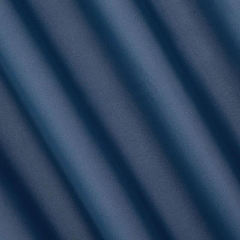 Modrý závěs na kroužcích RITA 140x175 cm