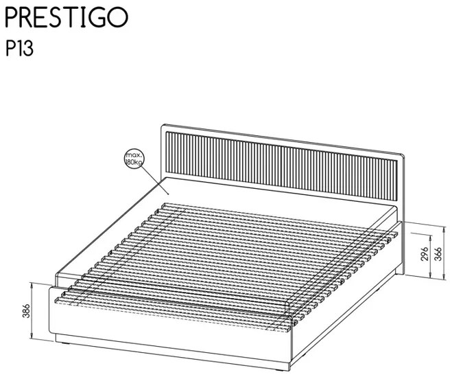 Postel 160 PRESTIGO P13 Dolmar 166/81,6/205,4