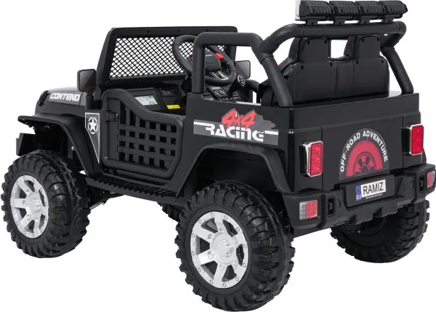 Elektrické autíčko Jeep BEAST 4x4 černé