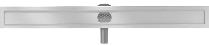 Mexen Flat nerezový sprchový žlab 80 cm s rotačním 360° sifonem - tělo žlabu bez krytu, nerez, 1040080