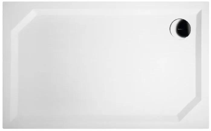 Gelco Vaničky - Sprchová vanička SARA z litého mramoru, 1200x750 mm, bílá HS12075