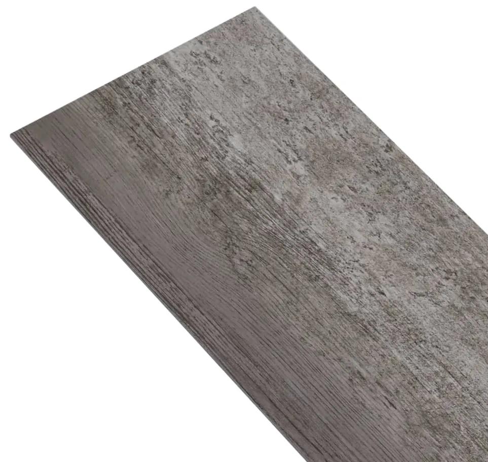 Nesamolepicí PVC podlahová prkna 4,46 m² 3 mm pruhované dřevo,  146588