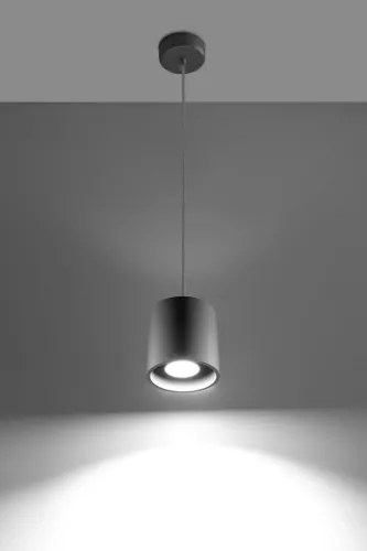 Lustr SOLLUX Orbis 1 GU10 1x40W bez zdroje SL.0052 šedá