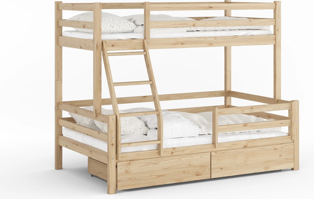 Rkids | Patrová postel Koro 90/120x180 Přírodní