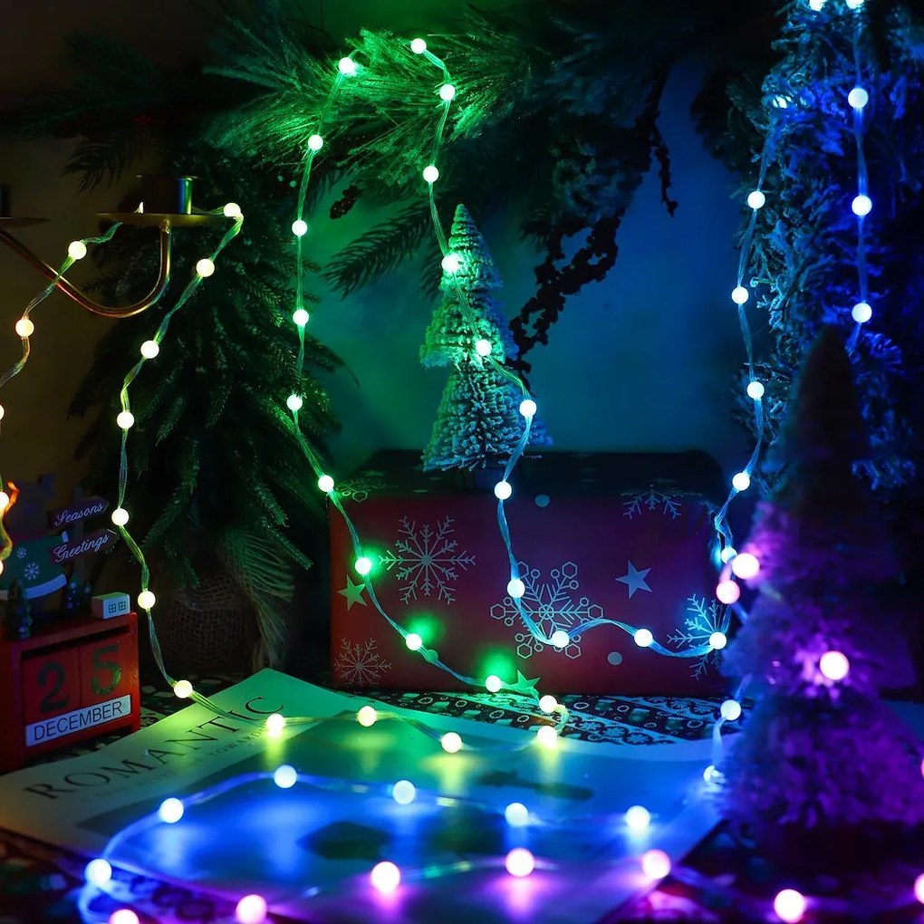 LED světelný závěs Wizard, 2x2m, RGB, ovladač