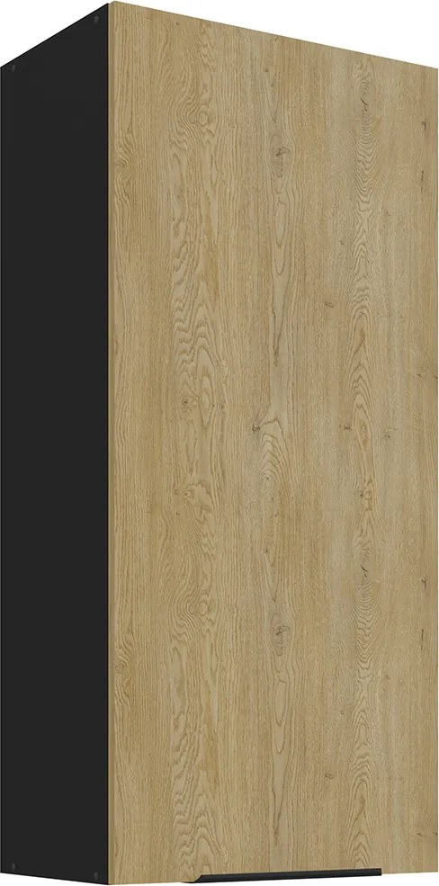 CREMONA cc | horní skříňka 50 G-108 1F policová | 50 cm | EXTRA VYSOKÁ | černá/cremona