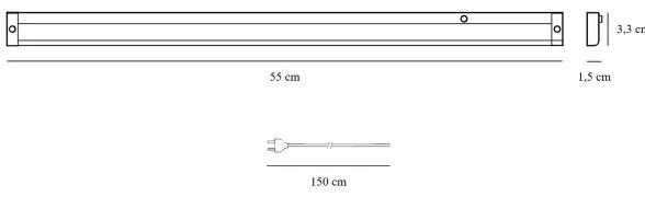 Nordlux - LED Podlinkové svítidlo PRESTON LED/8W/230V 3000/4000K