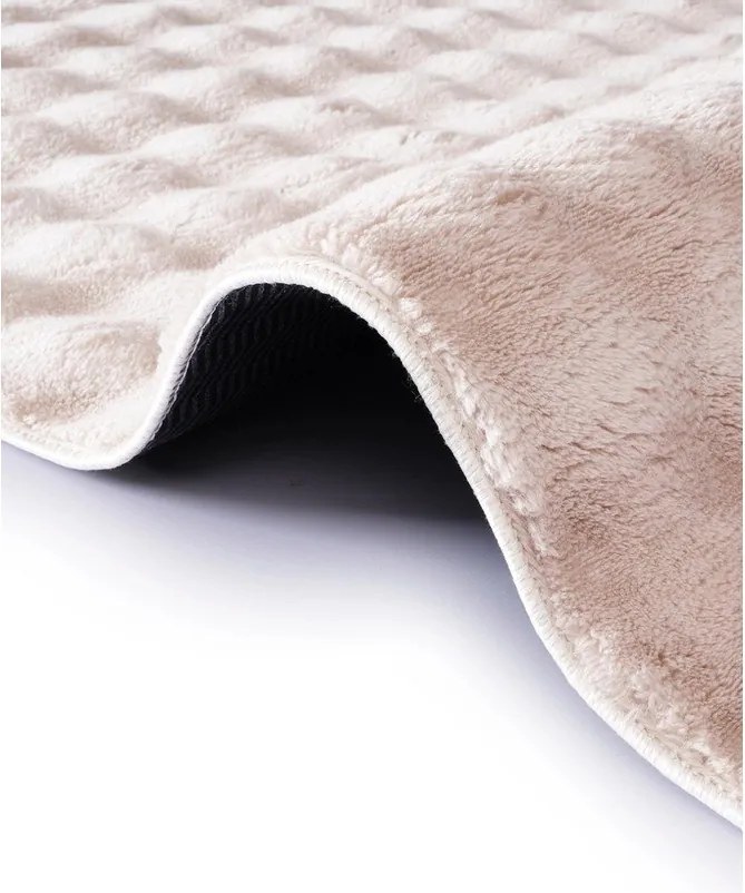 Krémový pratelný koberec 80x150 cm Bubble Emarald – Mila Home